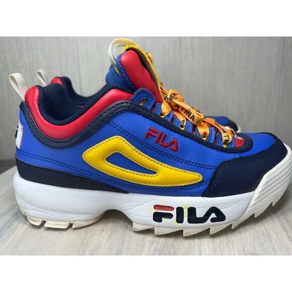 Fila | Shoes | Women Fila Disruptorshoes Size 9 Red Yellow White Blue ...